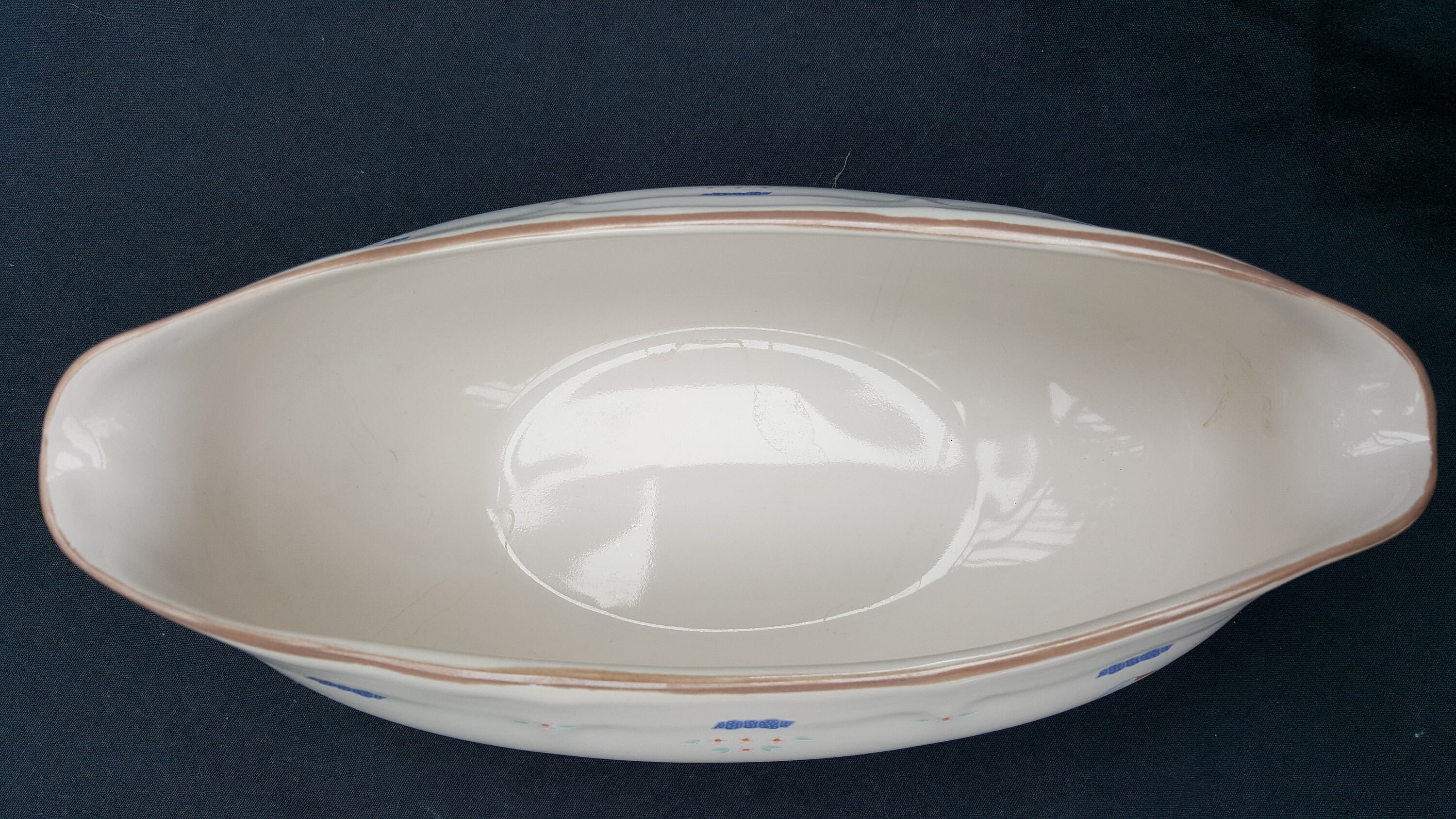 Newcor Stoneware 6005-6 1988 Vintage Countryside Gravy Boat and Tray ...