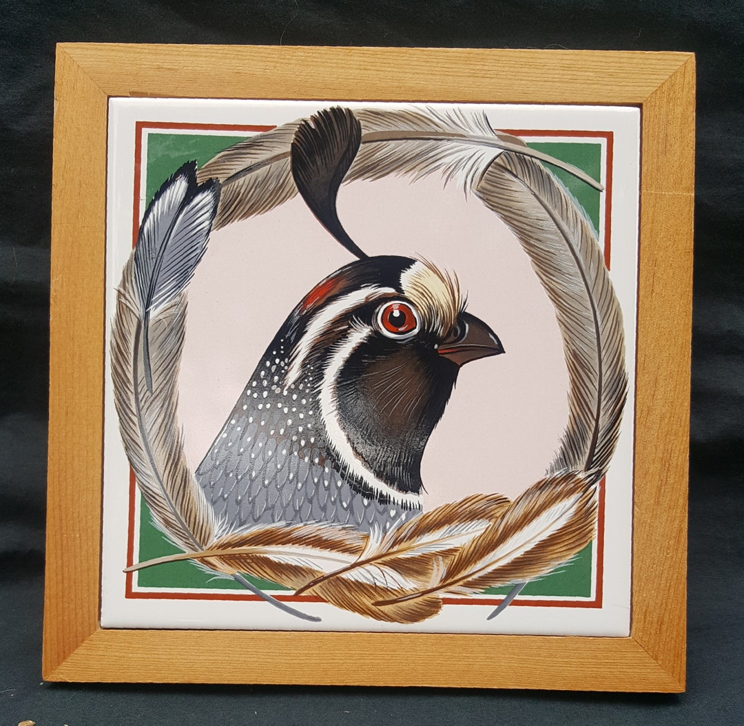 Vandor VTG Pelzman Design 1984 California Quail Fowl Ceramic Wall ...