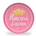 Personalized Princess Plate for Girls | Cute Crown Themed Plate for ...
