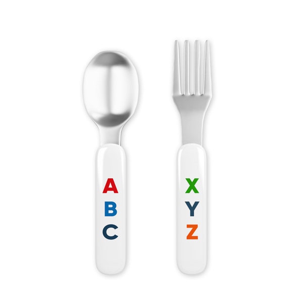 Personalized Fork Spoon for Kids - Etsy