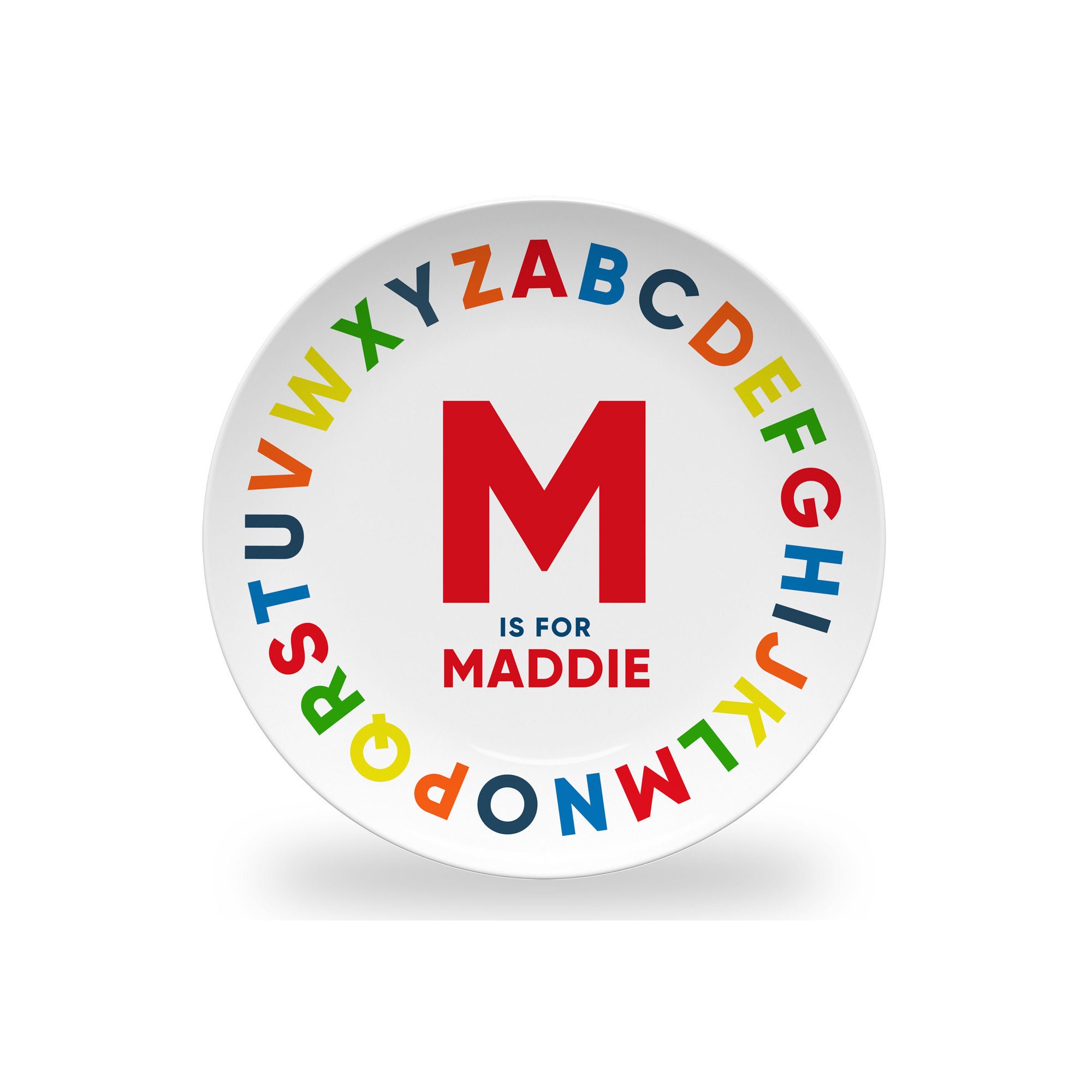 Personalized Alphabet Plate Set for Kids Cute ABC Themed - Etsy UK