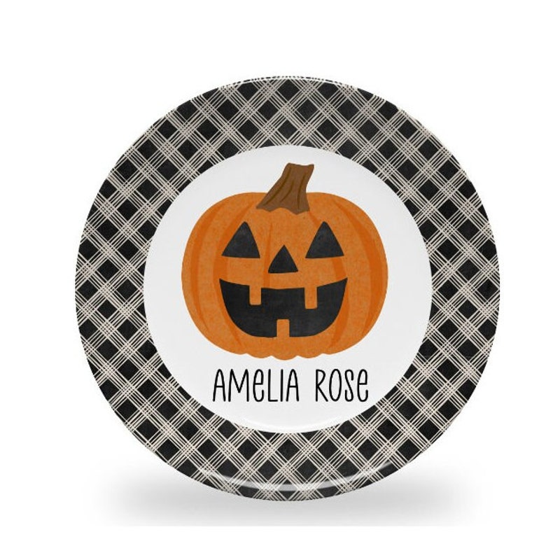 Halloween Plate - Etsy