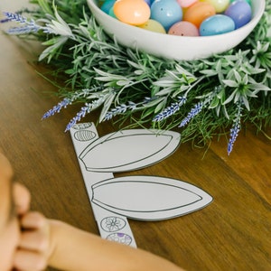 12 Pack Easter Bunny Coloring Crowns | Easter Craft for Kids Parties ...