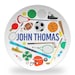 Personalized Sports Plate for Boys and Girls Basketball, Football ...