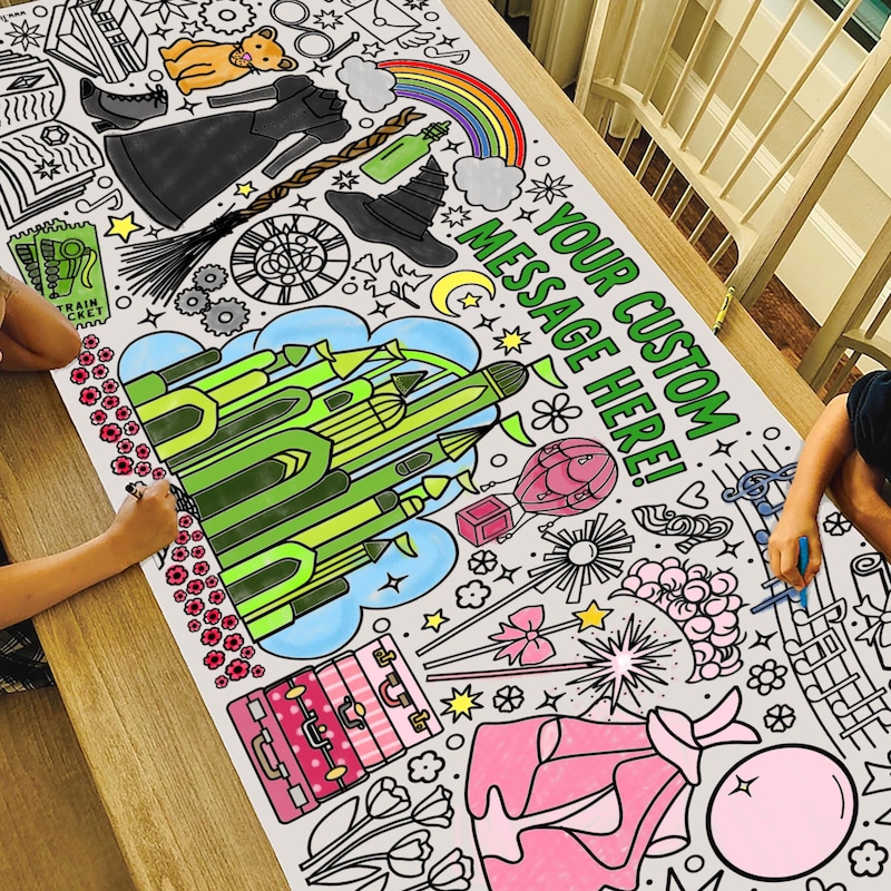 Coloring Banner 6ft - Etsy