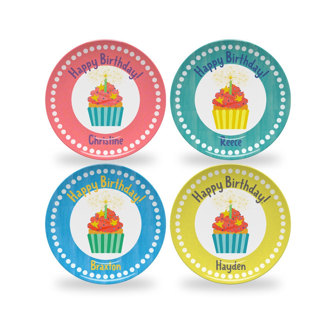 Personalized Birthday Plate for Kids Cute First Birthday - Etsy