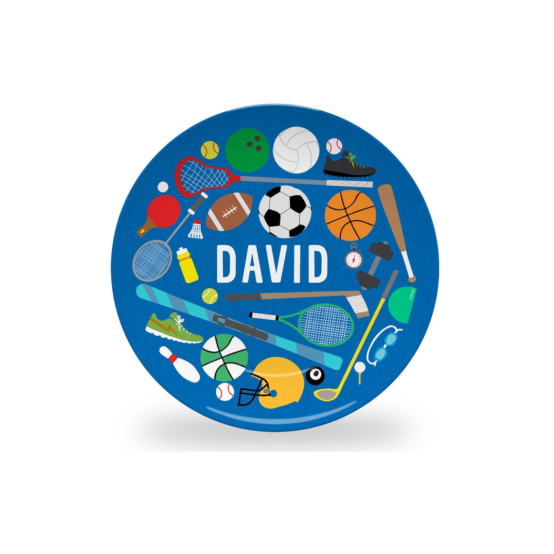 Personalized Sports Plate for Boys and Girls Basketball | Etsy