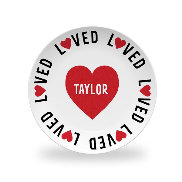 Valentines Day Plates - Etsy