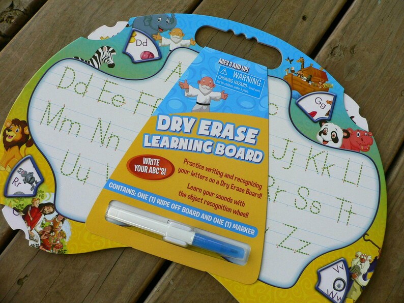 Learning Board & Marker - Alphabet Write ABC Penmanship Children - Etsy