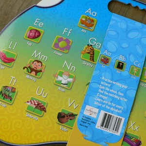 Learning Board & Marker - Alphabet Write ABC Penmanship Children - Etsy