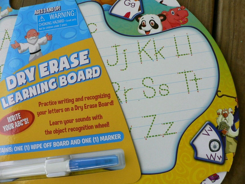 Learning Board & Marker - Alphabet Write ABC Penmanship Children - Etsy