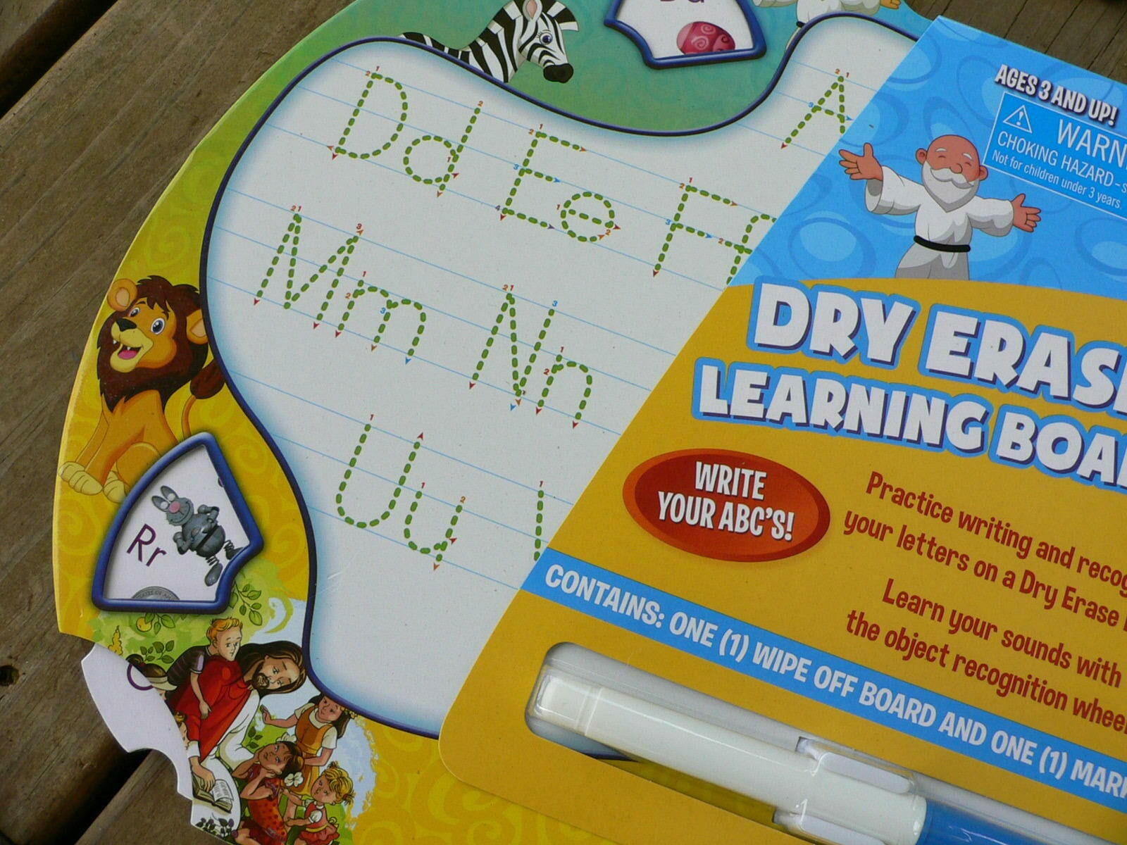 Learning Board & Marker - Alphabet Write ABC Penmanship Children - Etsy