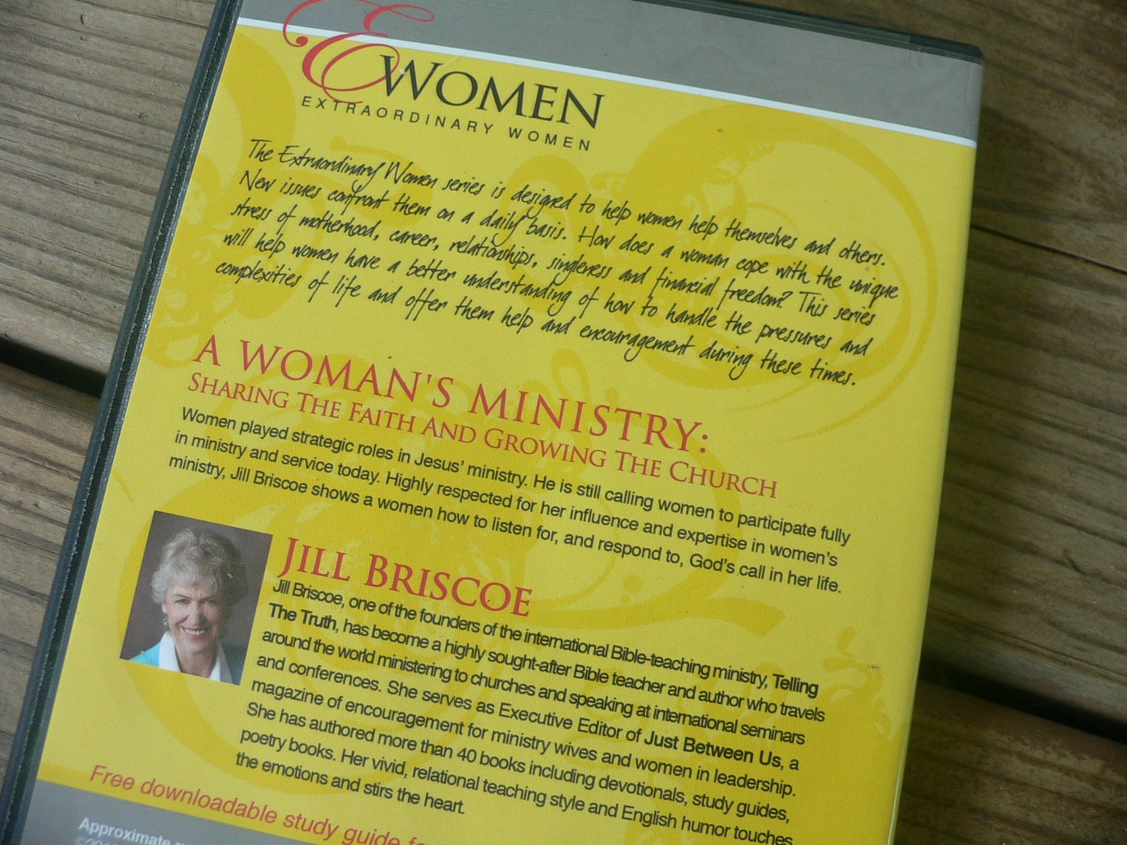 Extraordinary Women Jill Briscoe Bible Message DVD - Etsy
