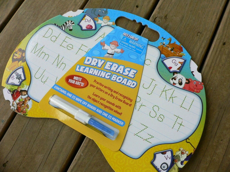 Learning Board & Marker - Alphabet Write ABC Penmanship Children - Etsy