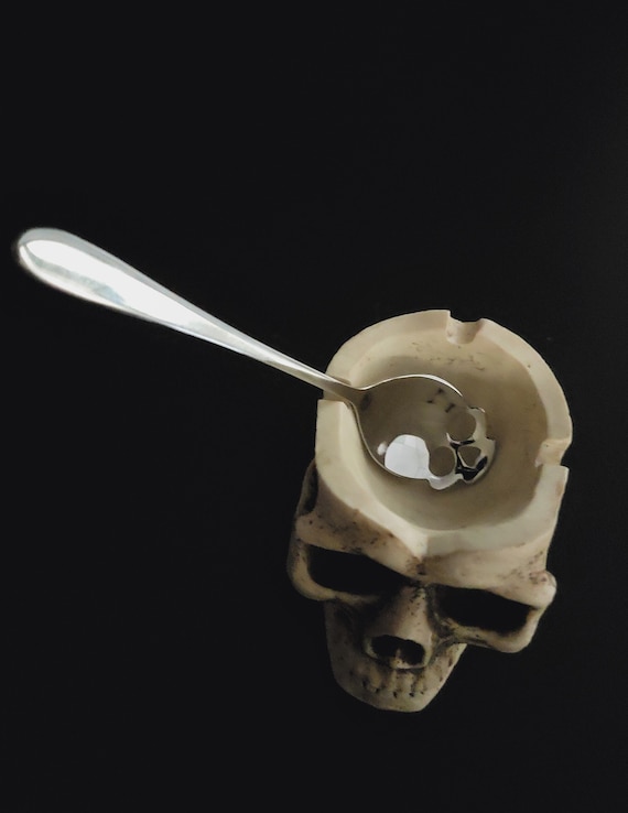 Silver Skull Spoon - Etsy