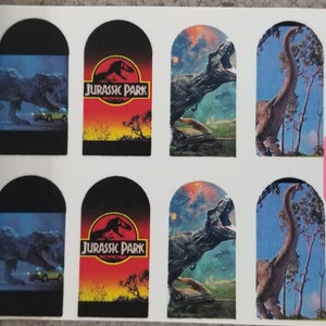 Jurassic Park Inspired Nails - Etsy