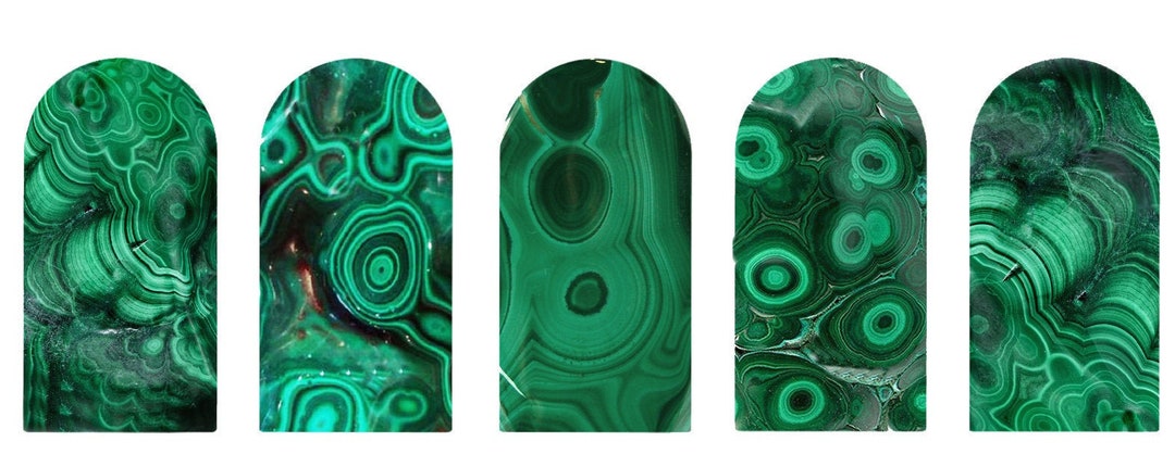 Malachite Nail Decals - Etsy