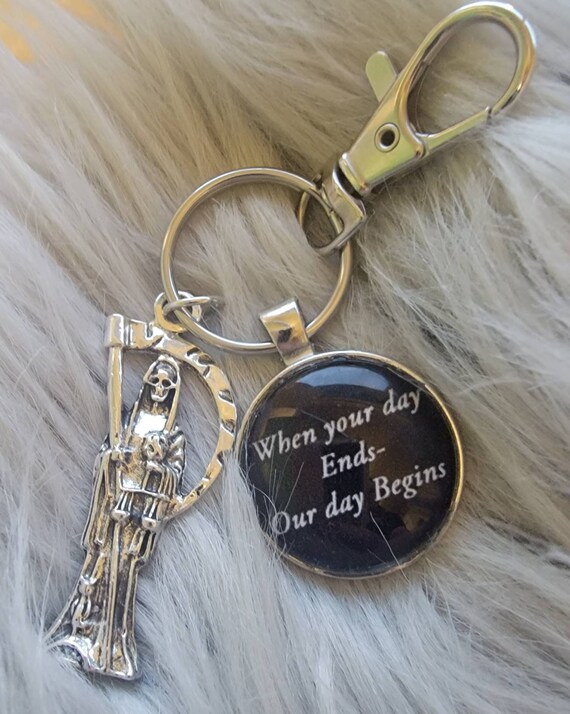 Your Day Ends Keychain - Etsy