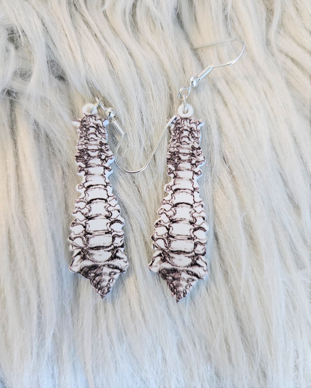 Spinal Cord Earrings - Etsy