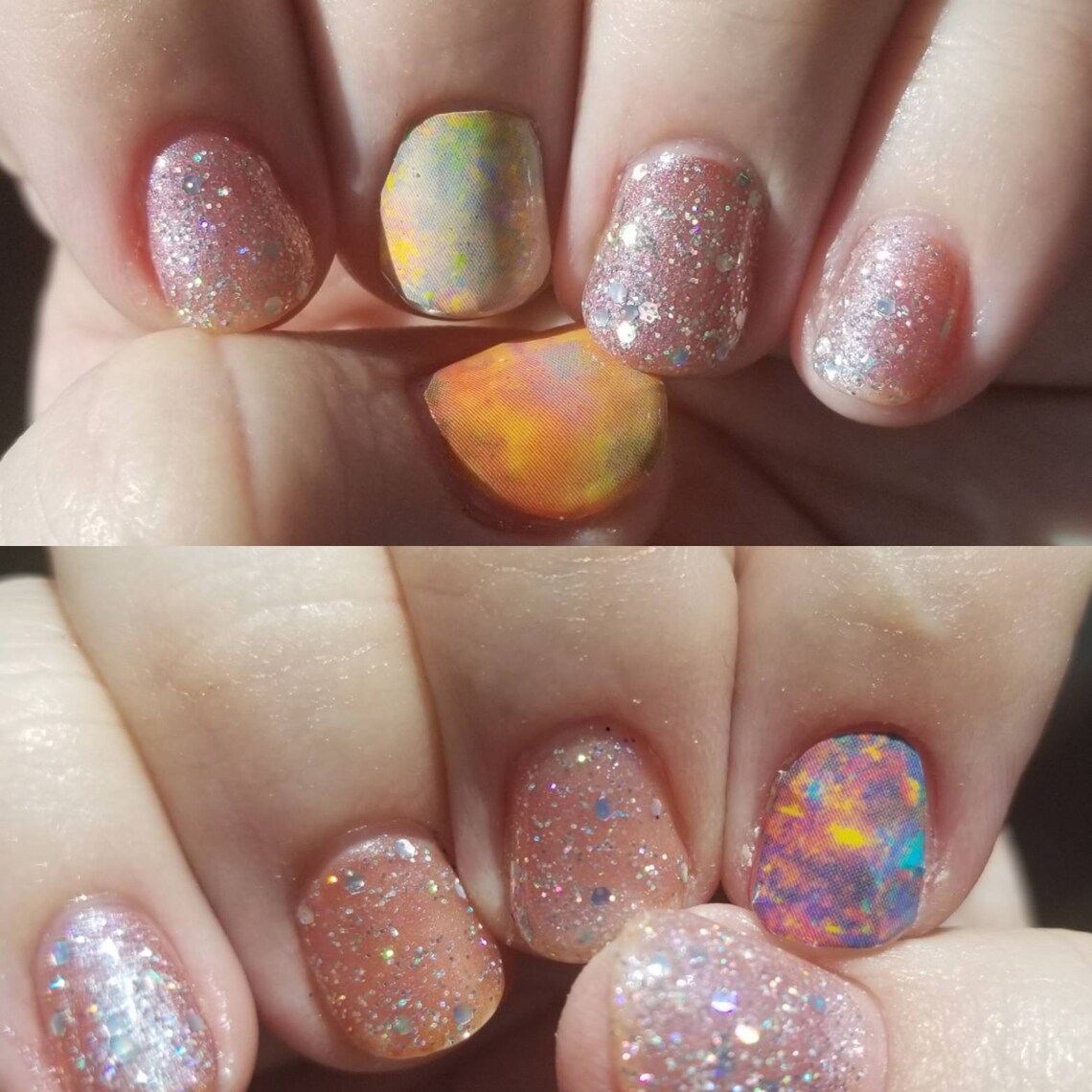 Sunset Fire Opal Nail Set | Etsy