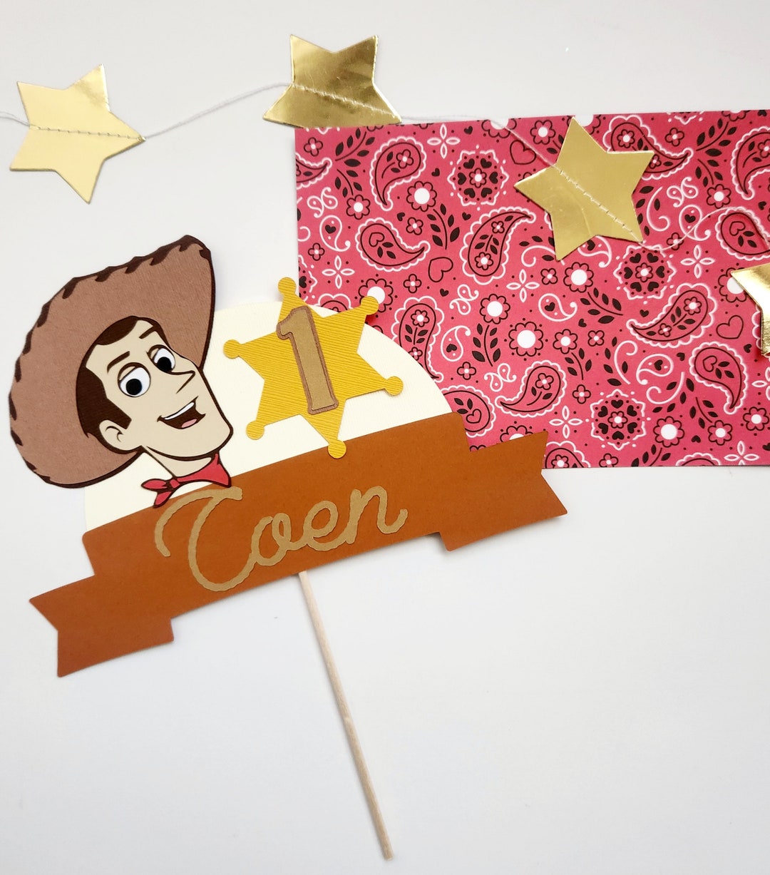 Woody's Roundup Cake Topper - Party Decor Supplies Birthday High Chair ...