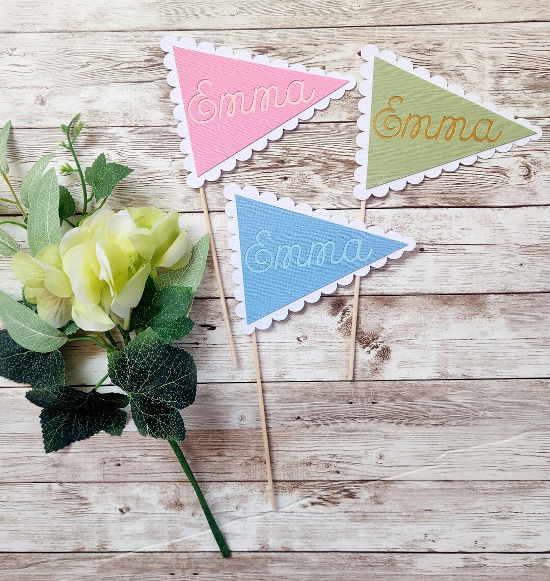 Cinderella Name Pennant Flag - Party Supplies Decoration Center Piece ...