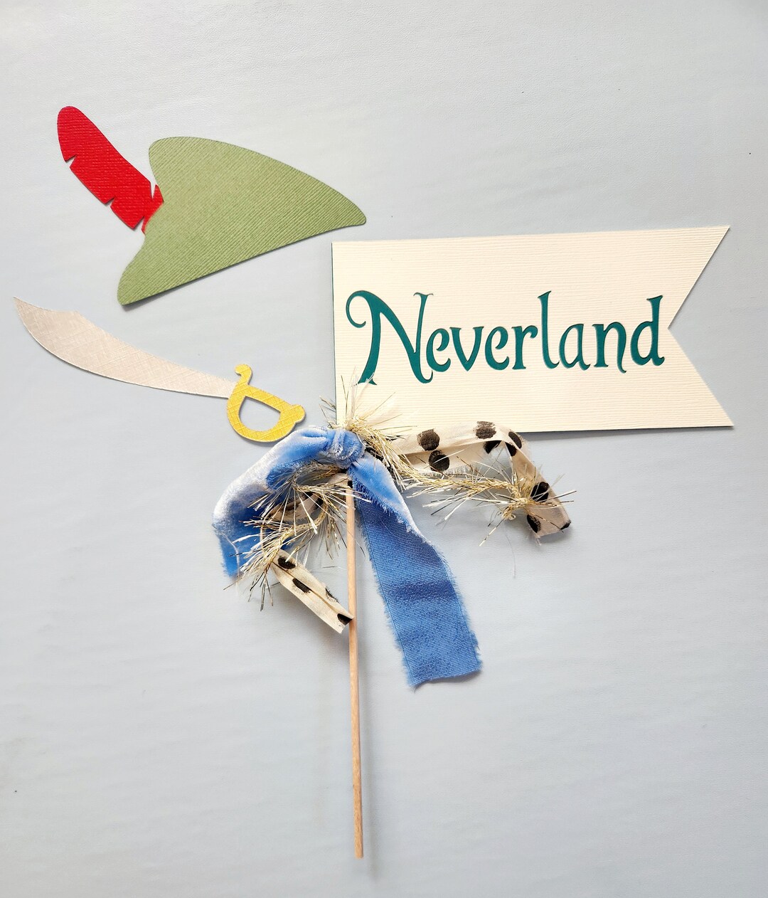 Neverland Pennant Flag Party Supplies Birthday Baby Shower Decor ...