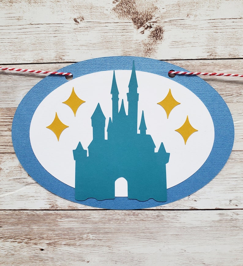 Retro Disney World Icons Banner Party Supplies Birthday Baby - Etsy