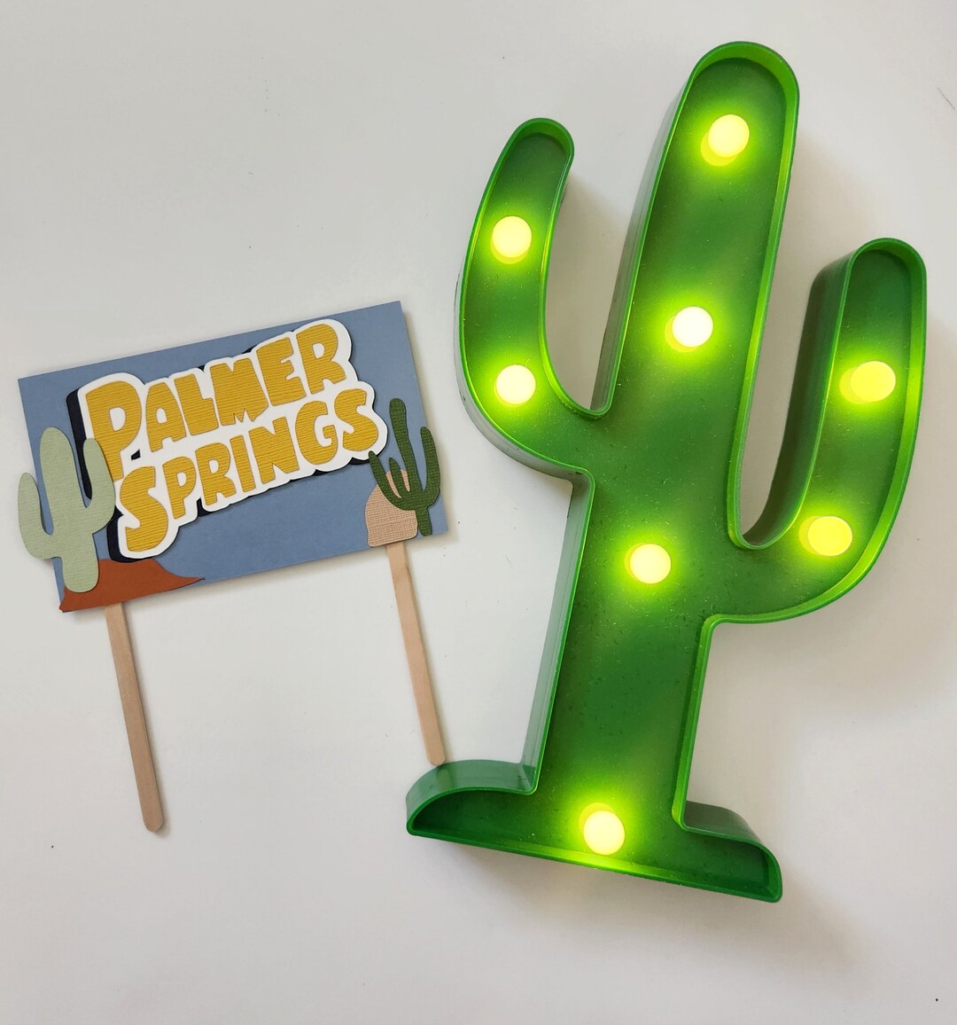 Personalized Radiator Springs Sign Cake Topper - Party Supplies ...