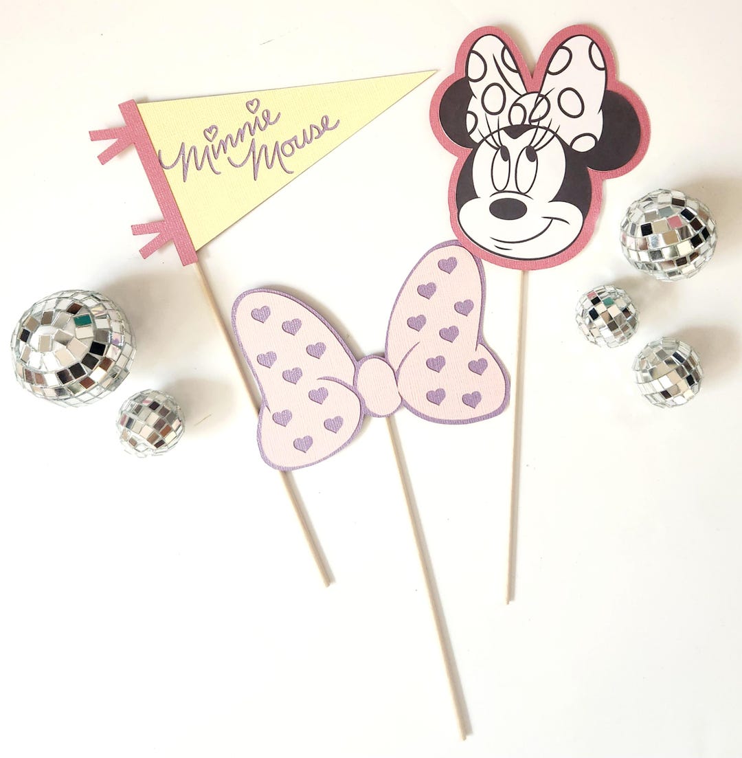 Minnie Mouse Wands Party Supplies Decoration Center Piece Table Snacks ...