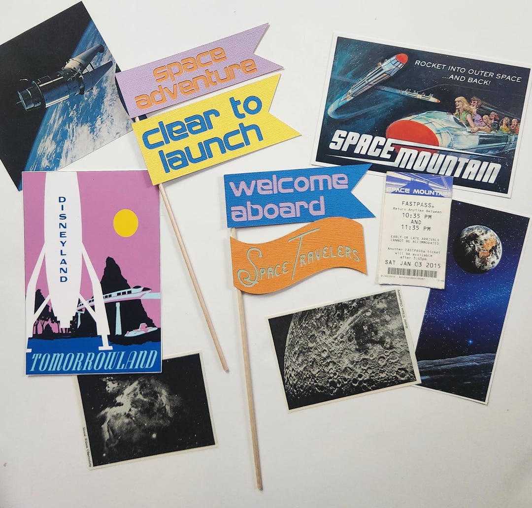 Vintage Tomorrowland Inspired Wand - Retro Space Party Decor - Etsy