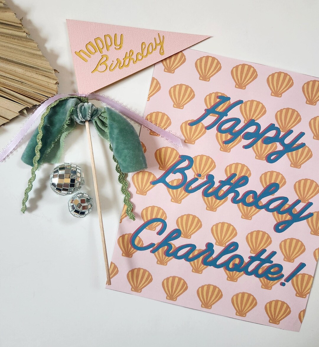 Happy Birthday Flag - Supplies Decoration Center Piece Table Snacks ...