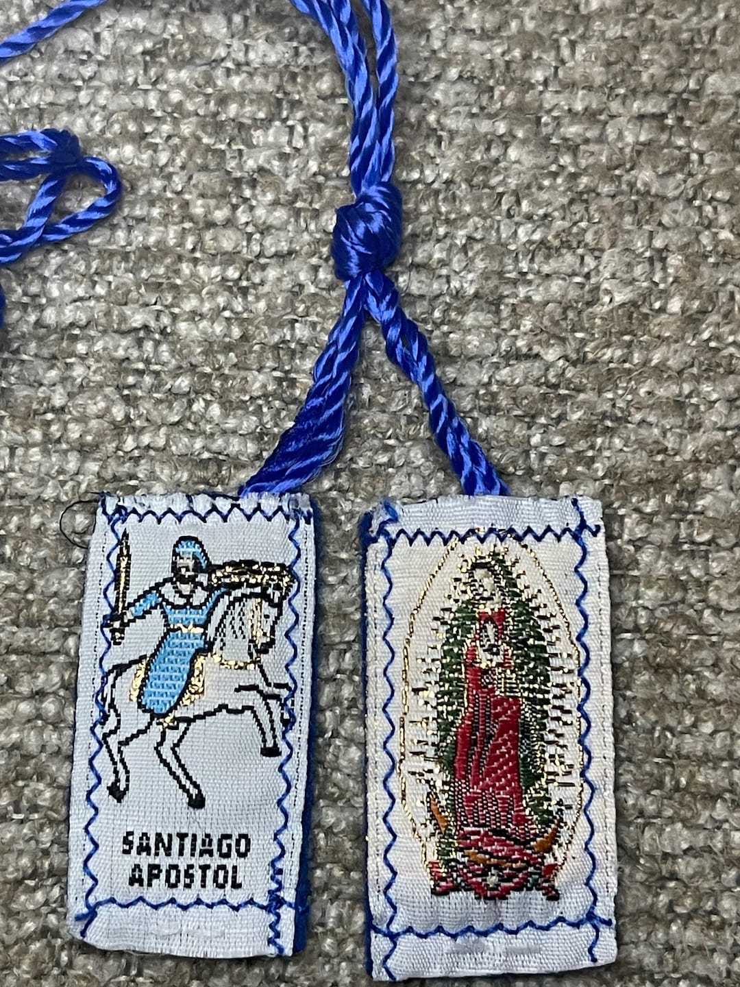 Scapular Escapulario San Antonio Apostol - Escapulario Blue * Free ...