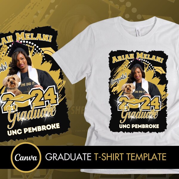 Graduation Shirt Template - Etsy