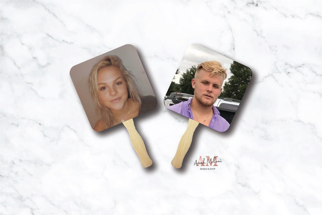 Double Sided Custom Head Fan/ Custom Head Sign/ Event Head Signs ...