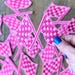 Pink Racing Flags Hat Patch 3.5" X 2.5", Embroidery Patch, Trucker Hat ...