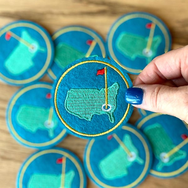 Masters Golf Patch - Etsy