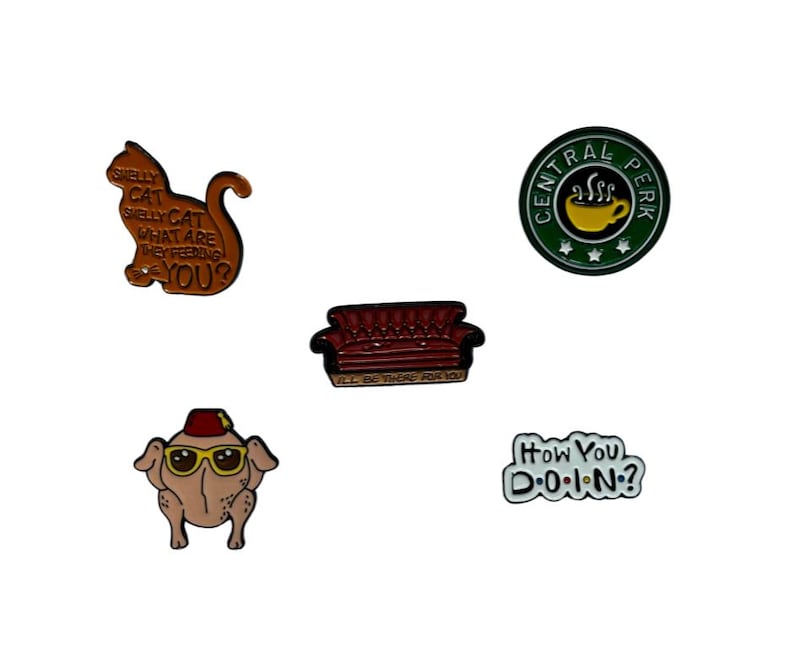 Friends Trucker Hat Enamel Pins, Decorative Pins, Trucker Hat ...