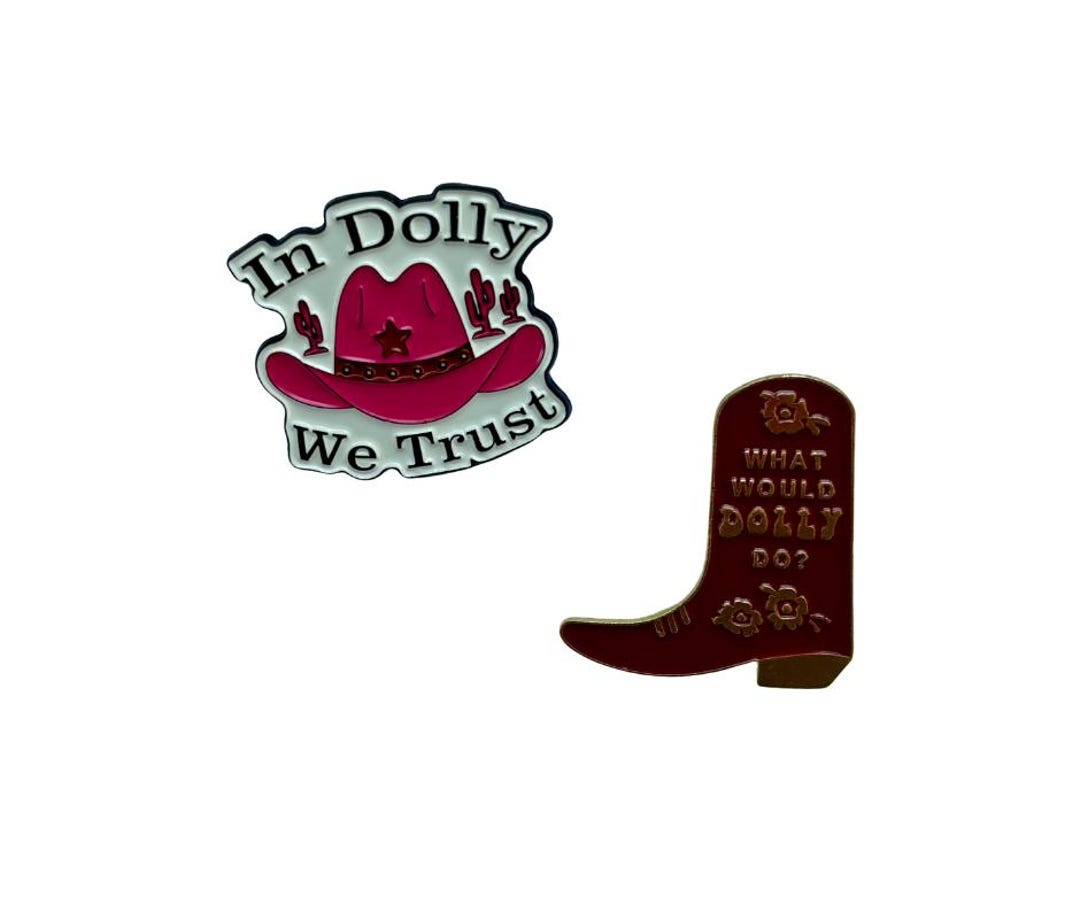 Dolly Trucker Hat Enamel Pins, Decorative Pins, Trucker Hat Accessories ...