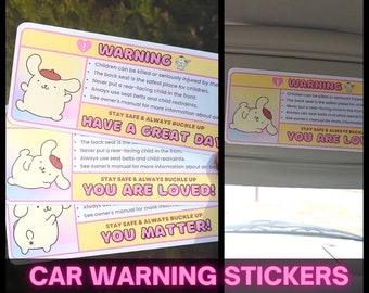 Visor Warning Label | Etsy