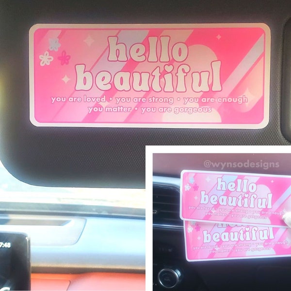 Sun Visor Warning Sticker - Etsy