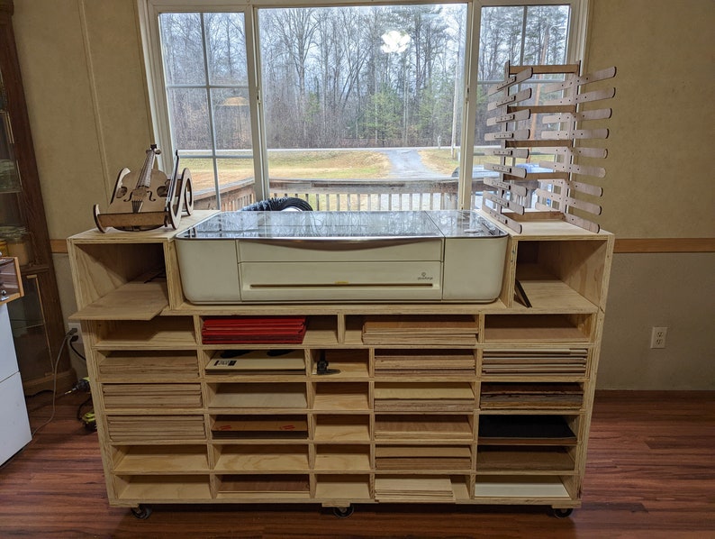 Digital PDF Plans for a Glowforge Stand, Desk, Table, Workstation - Etsy