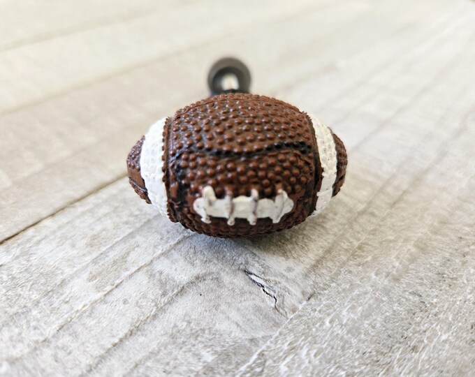 Football Drawer Knobs, Football Dresser Drawer Pulls, Desk Handles, 1 5 ...