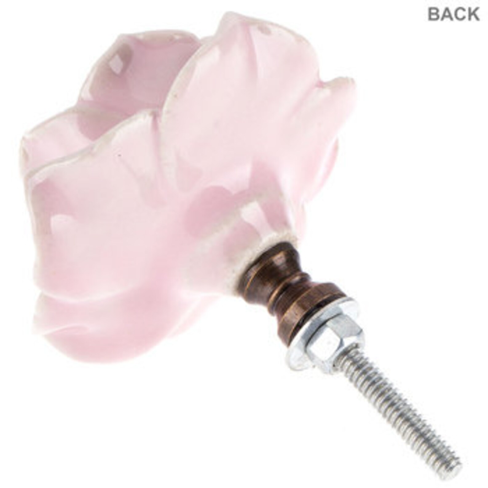 Ceramic Flower Knobs Pink Rose Drawer Knobs Vintage Inspired - Etsy