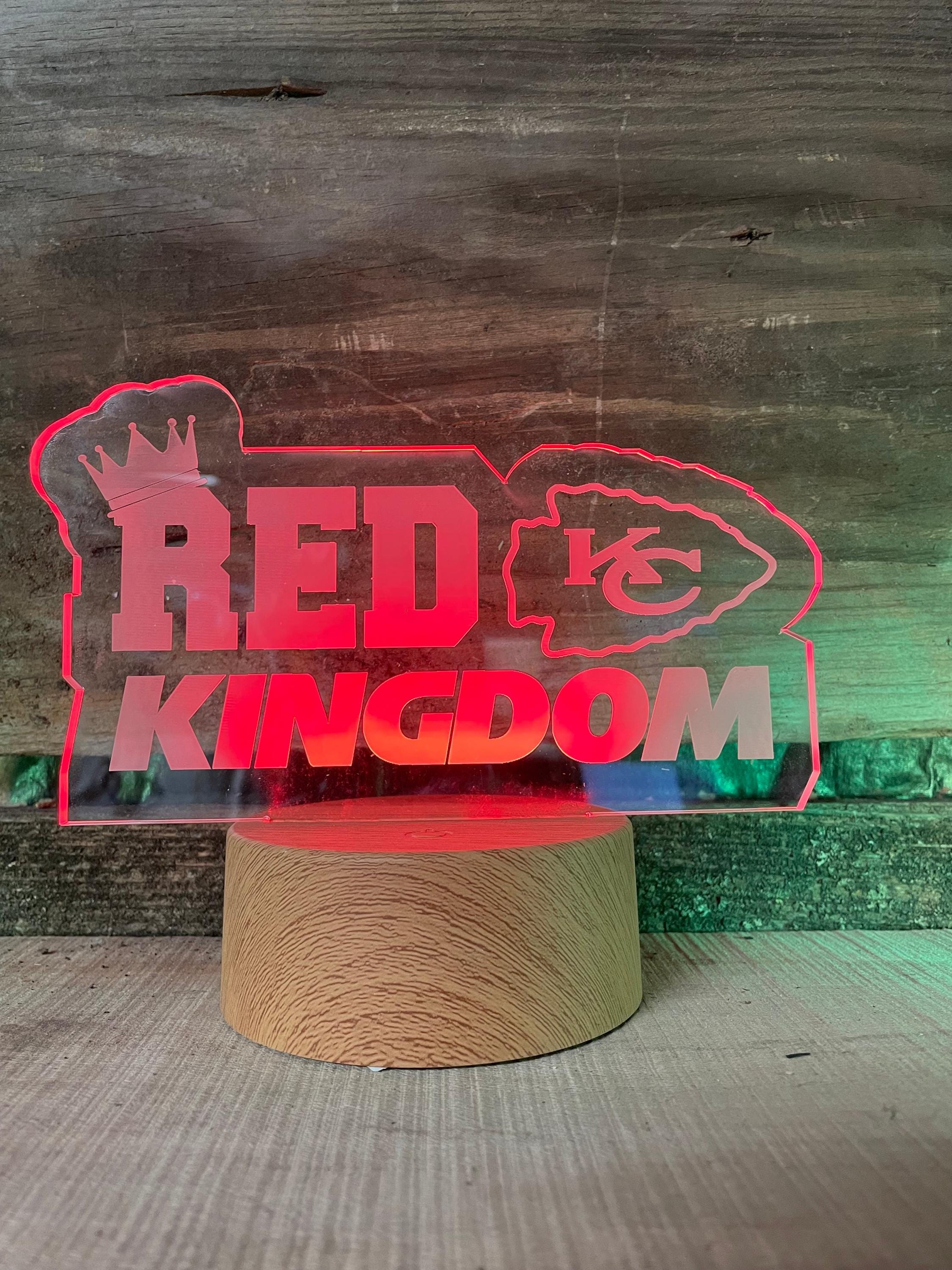 Chiefs LED Light up Acrylic Light - Etsy