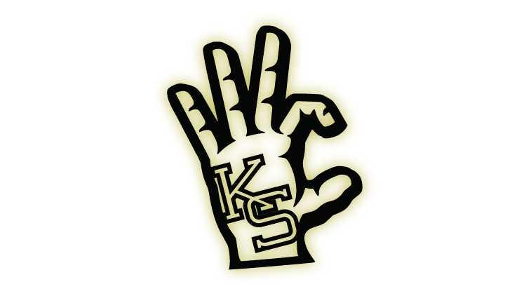 K-state Wildcat Hand Sign With Baseball LED Sign Official Affinity ...