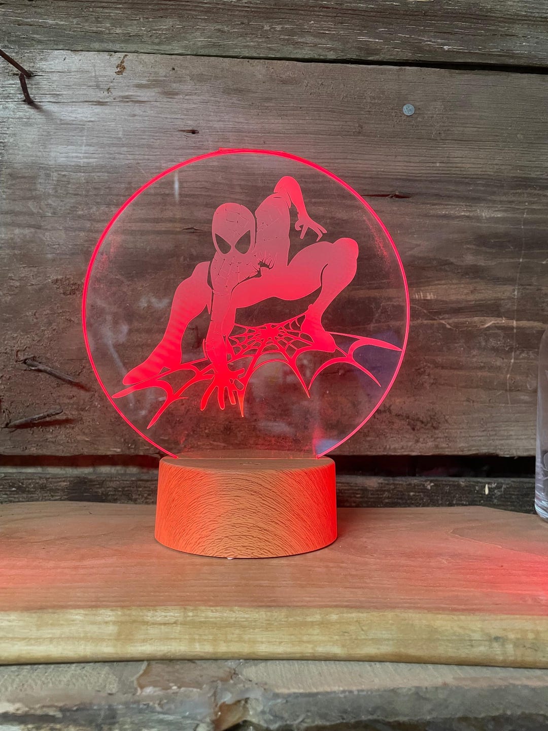 Spidey LED Acrylic Sign - Etsy
