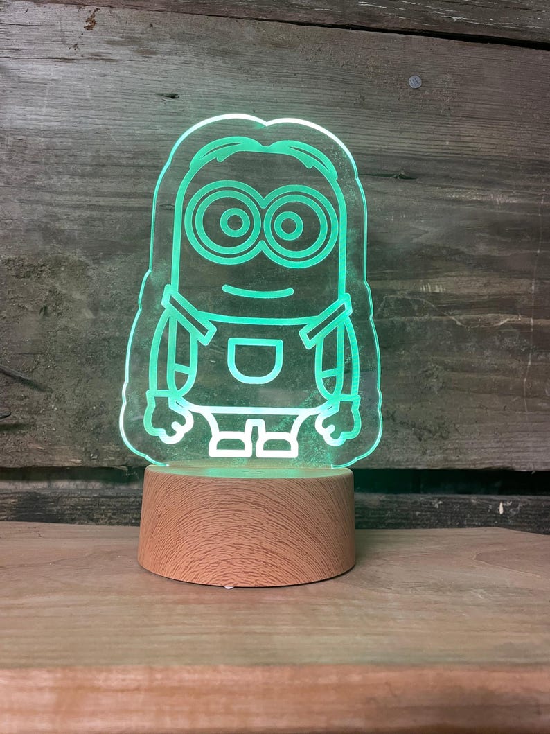 Minion LED Acrylic Sign - Etsy