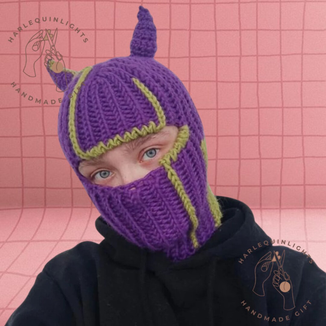 Balaclava Cap Monster Ears Ski Mask, Men Women's Cap Warm Winter Hats ...