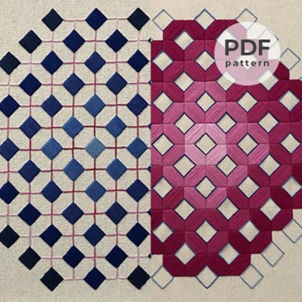 Geometric Embroidery - Etsy